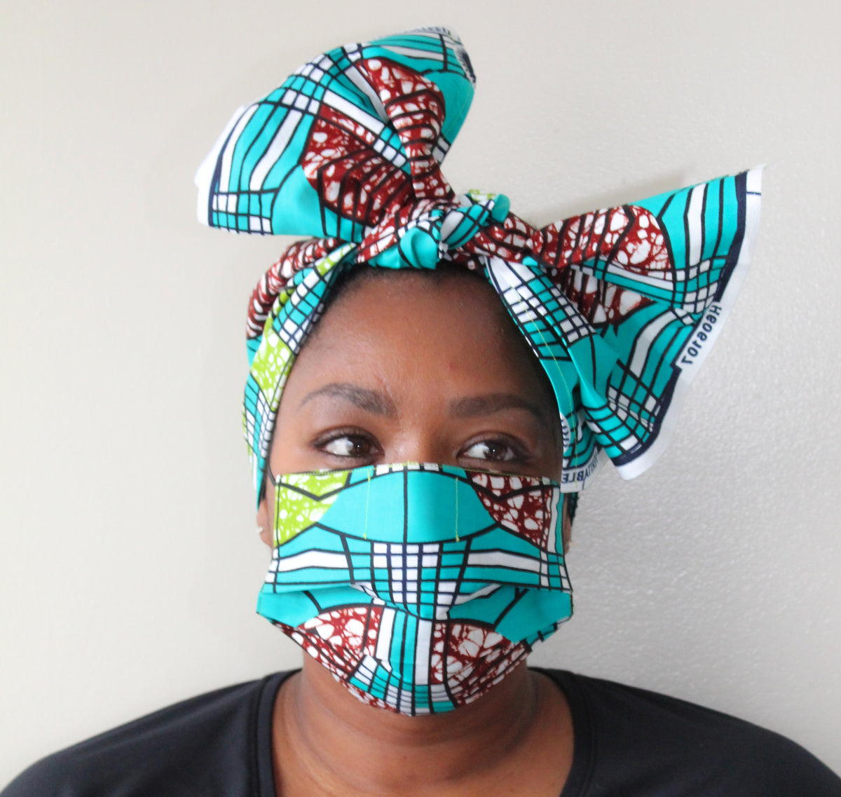Ankara Face Mask & Wrap | kayraimports.com – Kayra Imports